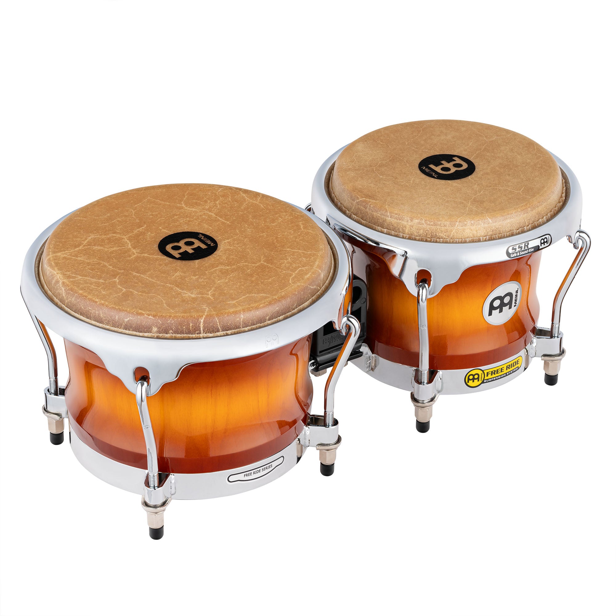 Bongo en bois de la série professionnelle 7" Macho et 8 1/2" Hembra ...
