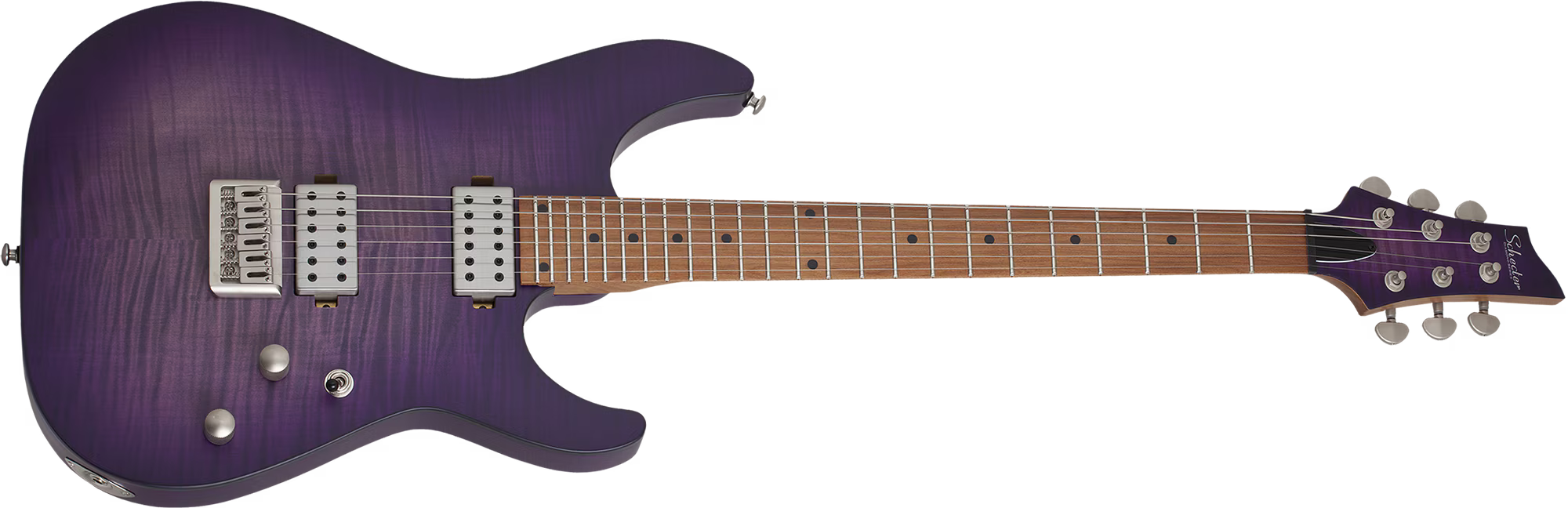 Guitare électrique C-1 Standard Plus, dégradé violet transparent(pas d ...