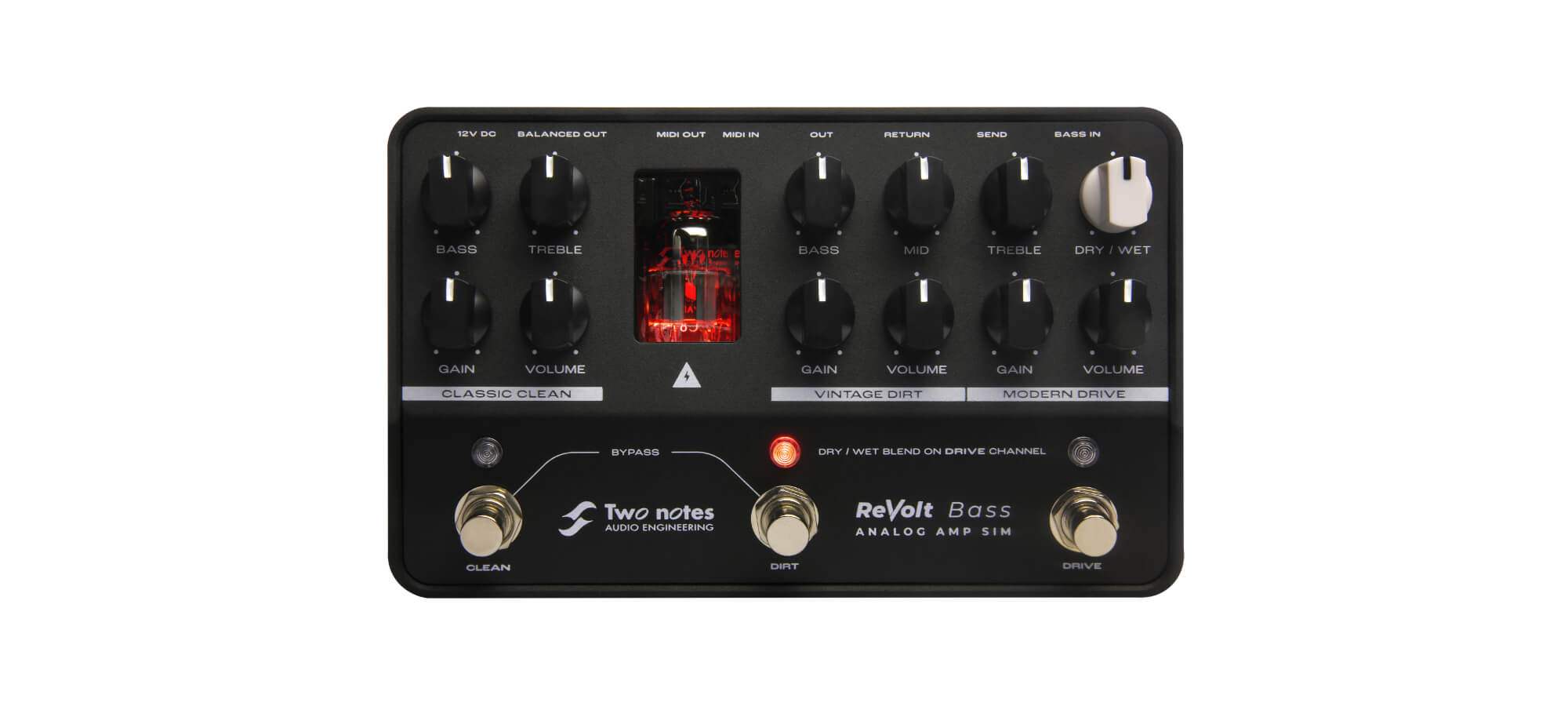 3 Channel Fully Analog Bass Amp Simulator Pedals – Drummond Musique