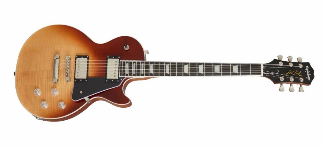 Electric guitar, Les Paul Modern Figured- Gradient Café Latte ...